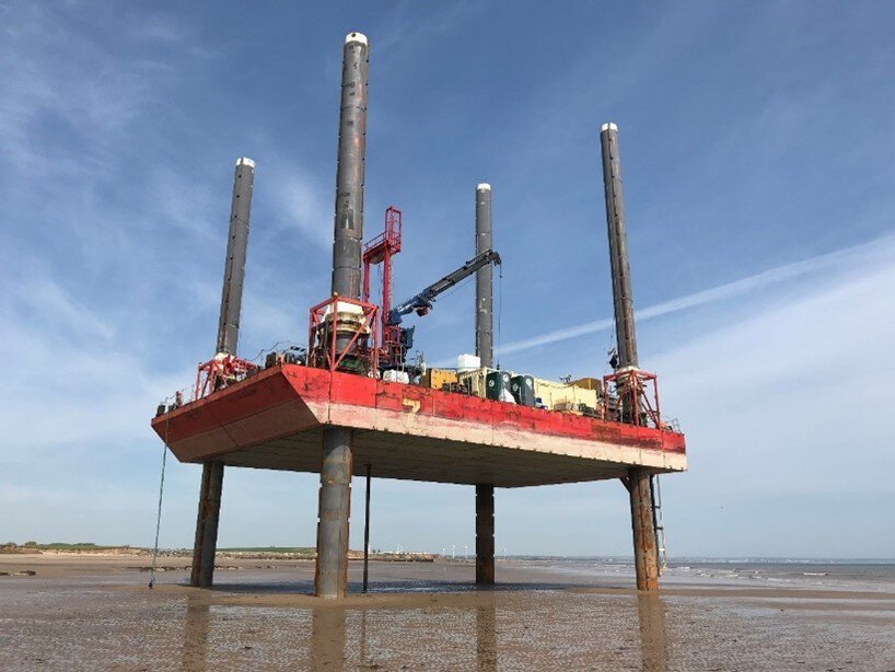 Navigating ground risks in an intertidal zone for UK wind farm ...