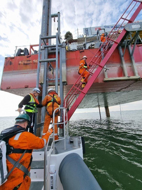 Navigating ground risks in an intertidal zone for UK wind farm ...